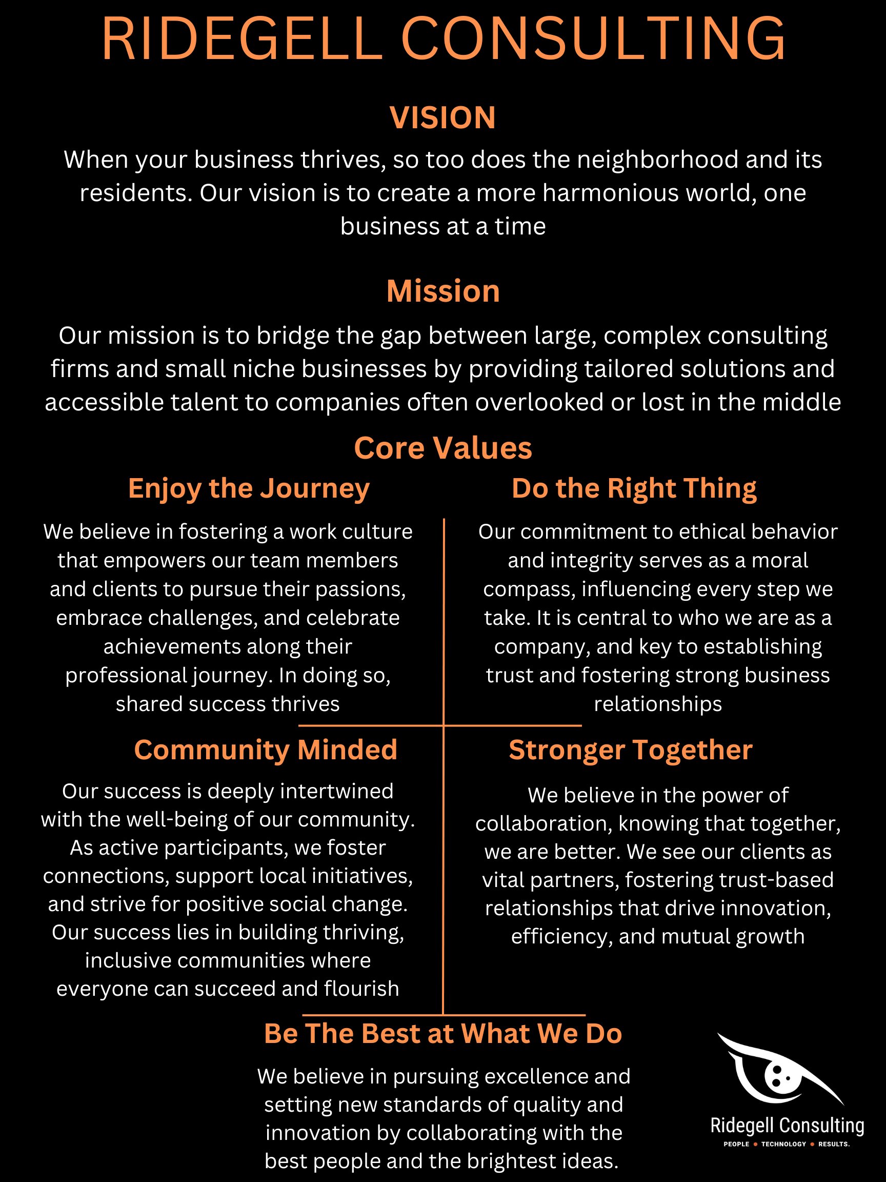 About Us - Ridegell Consulting Inc. | Indigenous owned business